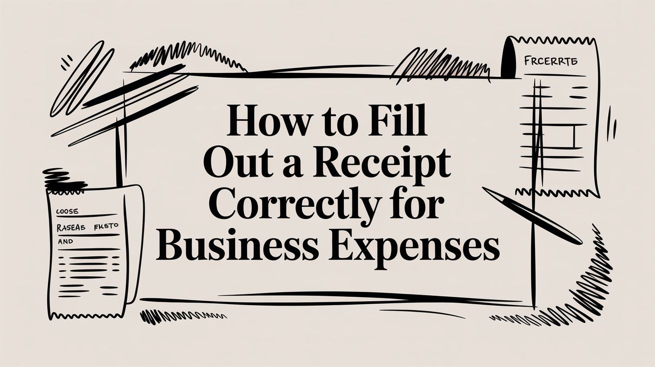 How to Fill Out a Receipt Correctly for Business Expenses | Bill.Dock Blog
