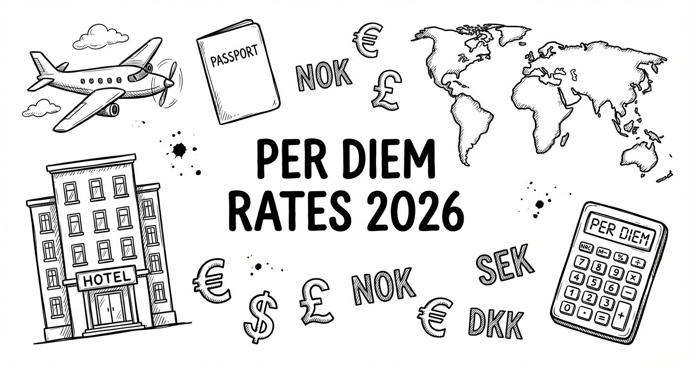Traktamenten 2026: Den kompletta guiden för affärsresenärer | Bill.Dock ...